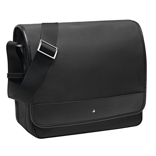 Montblanc Sartorial Jet Messenger With Flap- Black | ModeSens