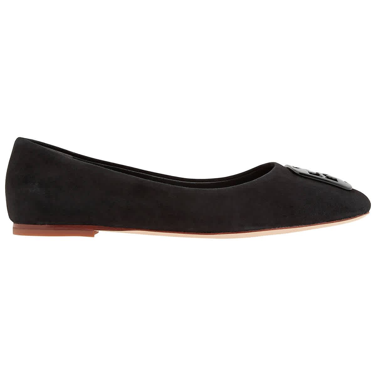 Tory Burch Ladies Perfect Black Georgia Ballet Flat | ModeSens