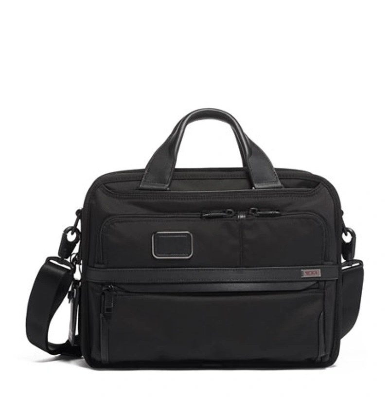 Tumi Black Alpha 3 Expandable Laptop Briefcase | ModeSens