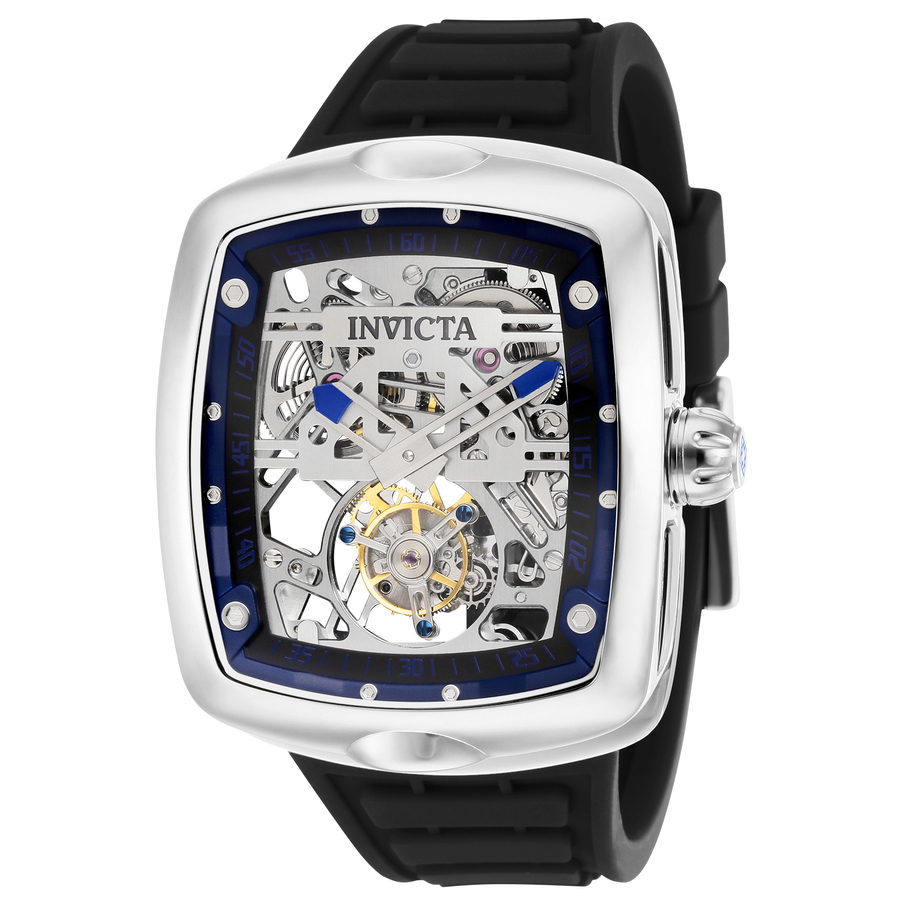 Invicta Men's Watch S1 Rally Diablo Automatic Skeleton Dial Rubber ...
