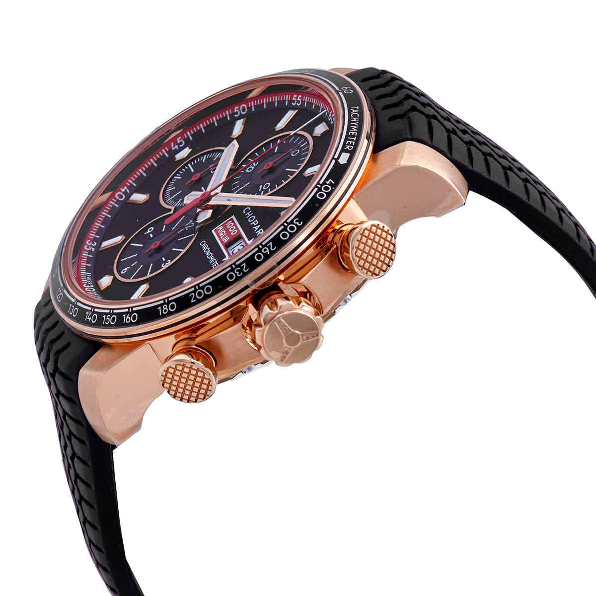 Chopard Chronograph Automatic Watch 161293-5001 In Black / Gold / Gold ...