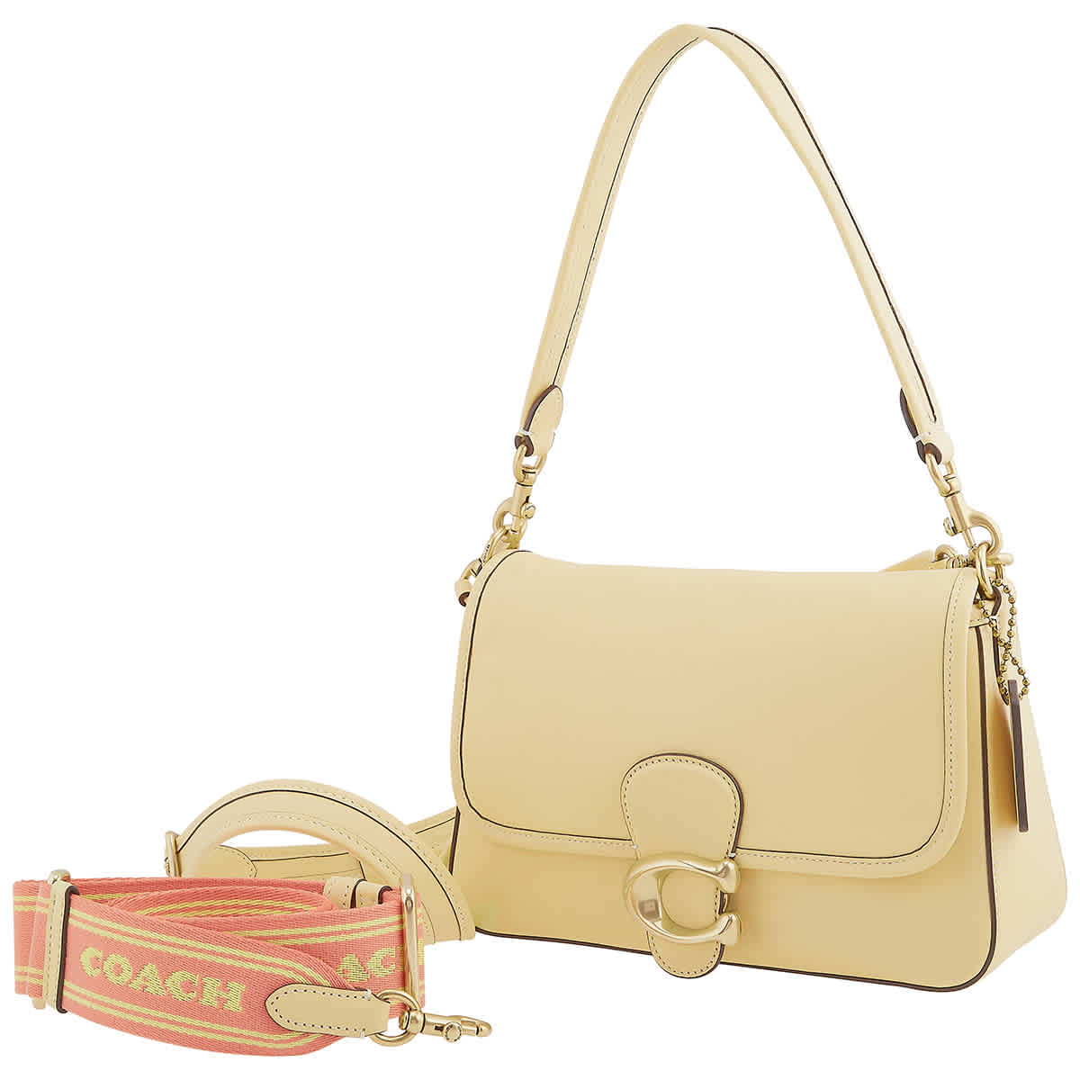 Coach Ladies Soft Tabby Shoulder Bag In Vanilla | ModeSens
