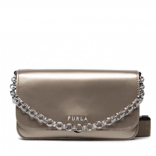 Furla Splendida Mini Taupe Shoulder Bag | ModeSens