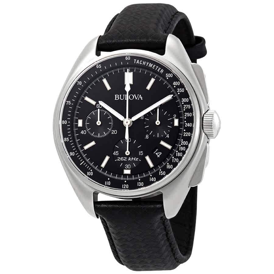 Bulova Special Edition Moon Apollo Lunar Pilot Chronograph Black Dial ...