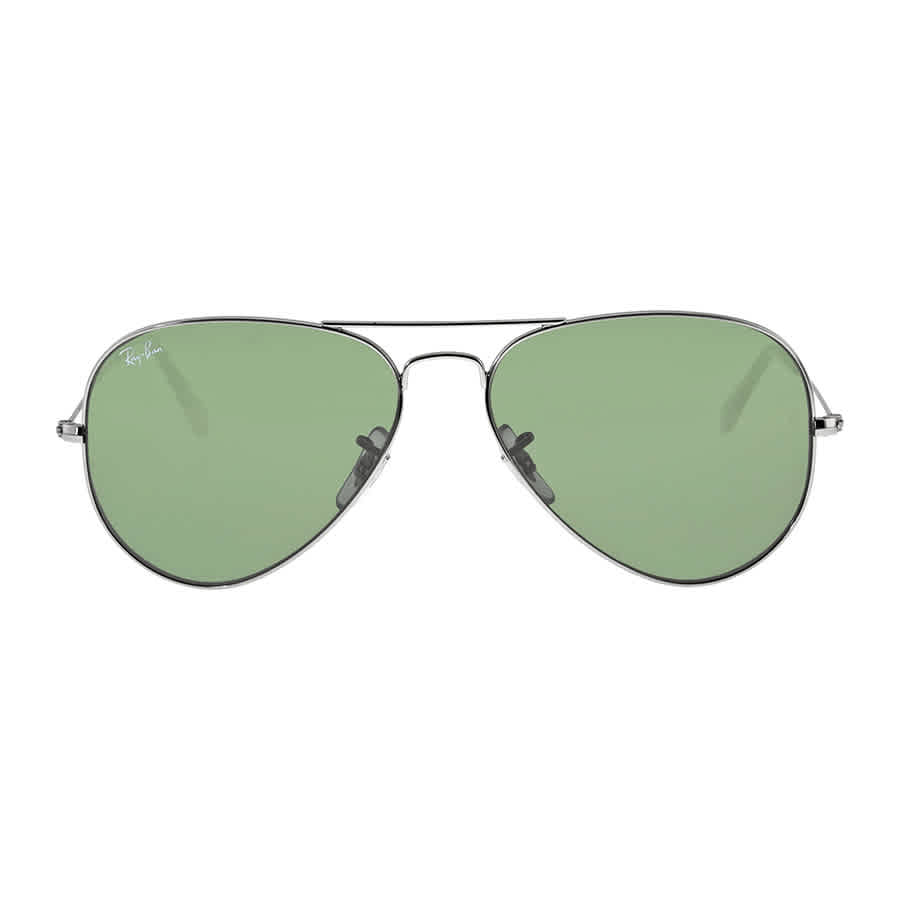 Ray-Ban Aviator 58mm Classic Sunglasses - Gunmetal With Green G-15 | eBay Ray-Ban Aviator 58mm Classic Sunglasses - Gunmetal With Green G-15 | eBay