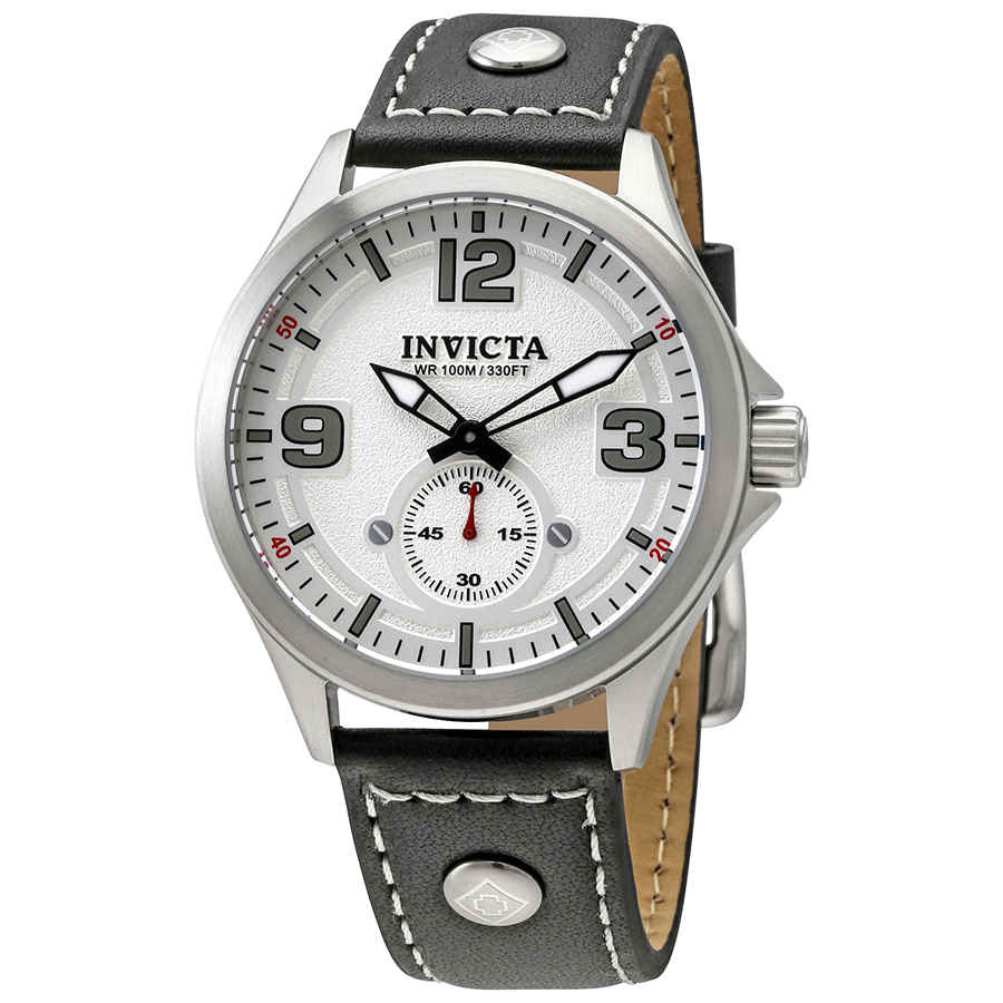 Invicta Aviator Mens Watch 22527 In Black,silver Tone,white | ModeSens