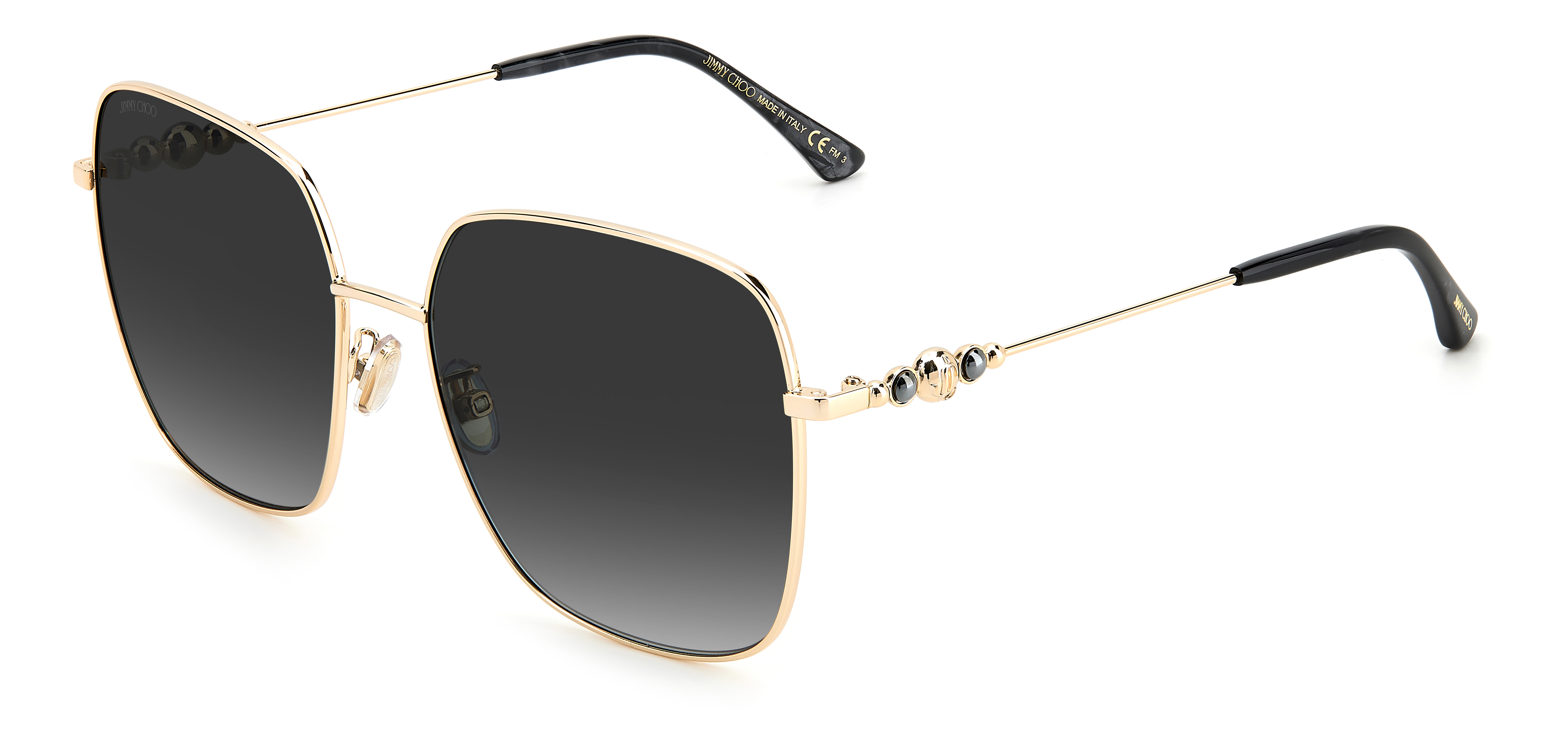 Jimmy Choo Amora/f/sk 0000/9o 60 In Gold / Grey / Rose / Rose Gold ...