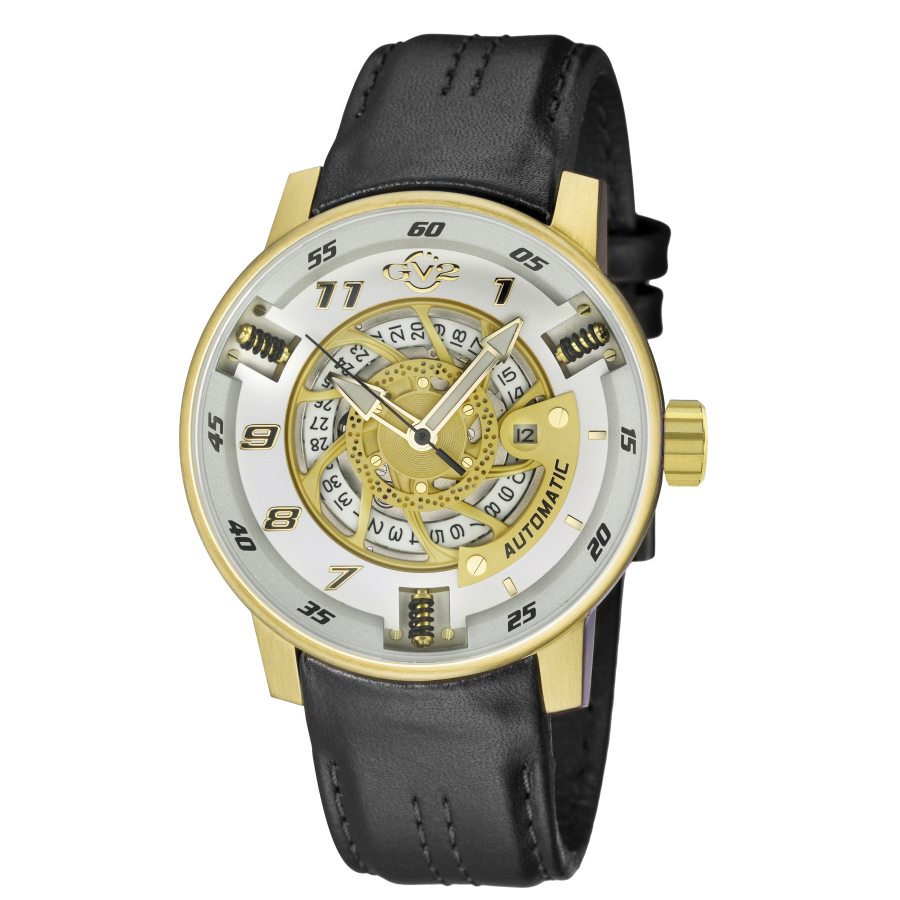 Gv2 By Gevril Motorcycle Sport Automatic Silver Dial Mens Watch 1306 In ...