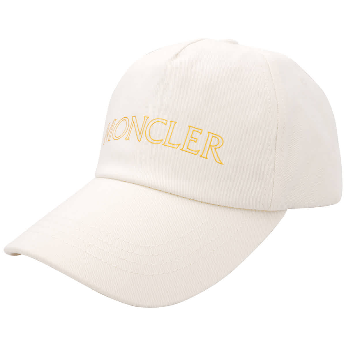 Moncler Mens Natural Laminated Logo Baseball Cap | ModeSens
