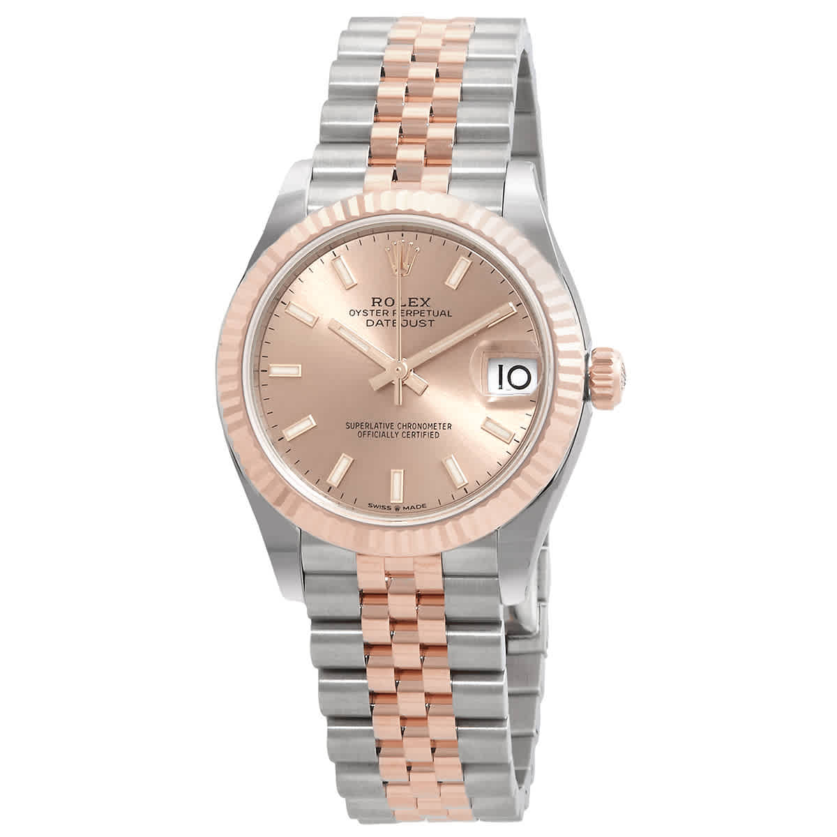 Rolex Datejust Ladies Automatic Watch 278271gdsj In Gold / Gold Tone ...