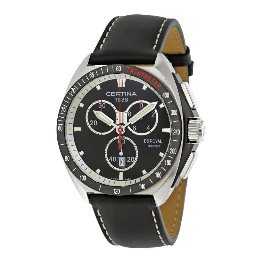 Certina Ds Royal Chronograph Black Dial Mens Watch C0104171605102 In ...