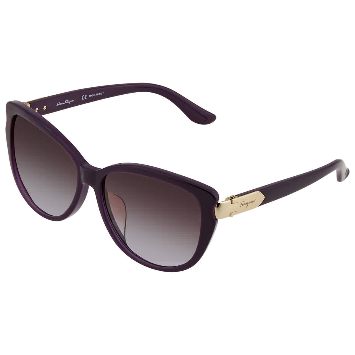Salvatore Ferragamo Ladies Purple Round Sunglasses Sf797sa 513 59 Sf797sa 513 59 Ebay