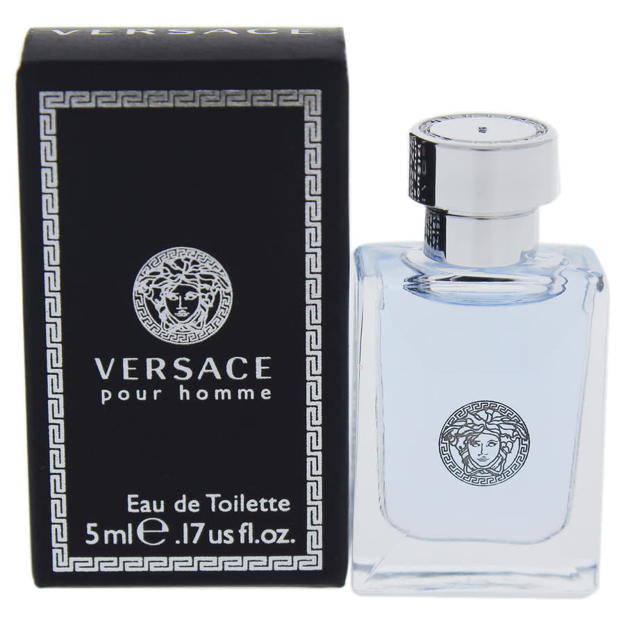 Versace Signature Homme By Edt Mini 0.17 oz (5.0 Ml) (m) In Blue / Rose ...