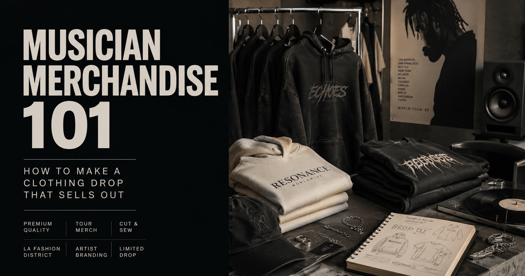 Musician Merchandise 101: Clothing Drop Guide | Plucky Reach