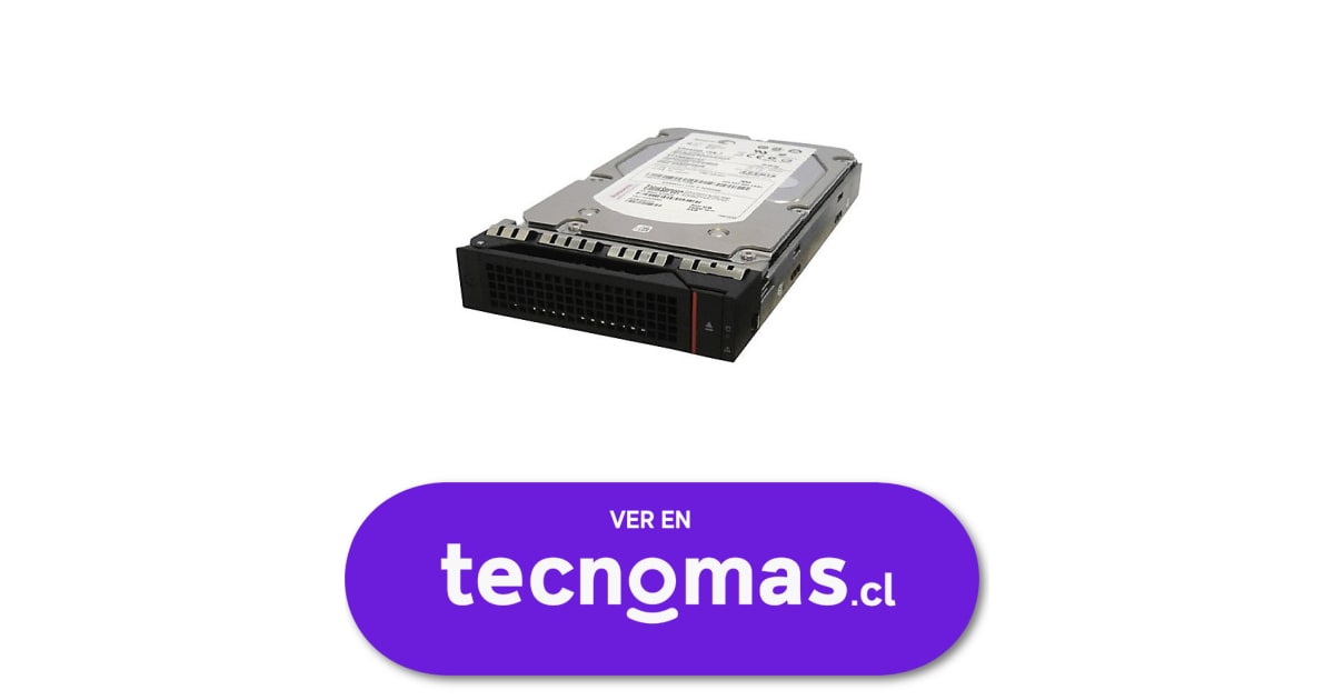 tecnomas.cl | [01DC407] LENOVO STORAGE 1.2TB 10K 2.5IN SAS HDD