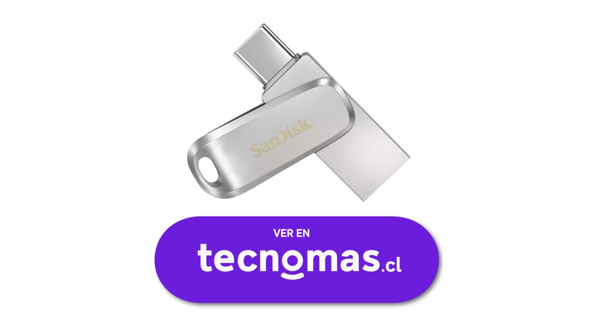 tecnomas.cl | [SDDDC4-128G-G46] SanDisk Ultra Dual Drive Luxe 128 GB
