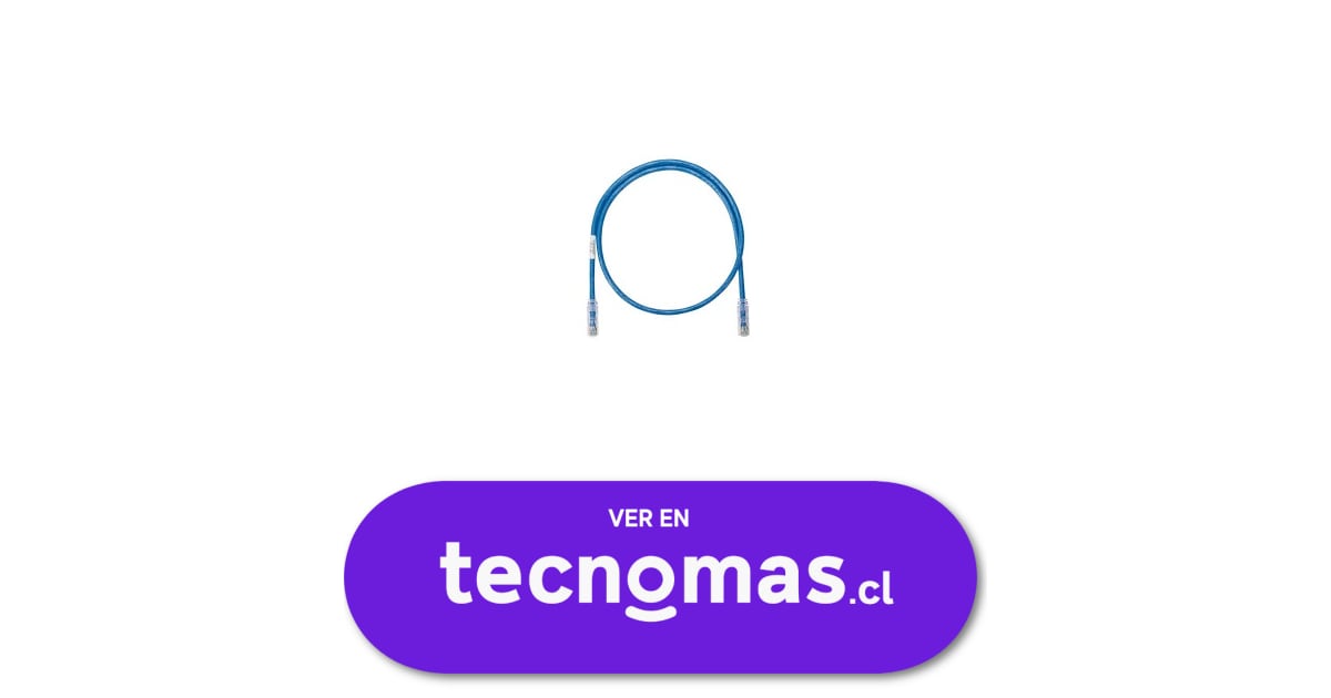 tecnomas.cl | [NK6PC7BUY] Patch cord, category 6,7 ft.,blue UTP cable.