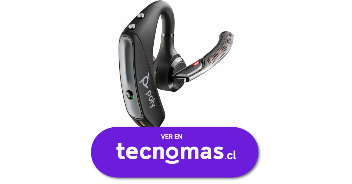 tecnomas.cl | [7K2F3AA] Auriculares inalámbricos Poly Voyager 5200 USB