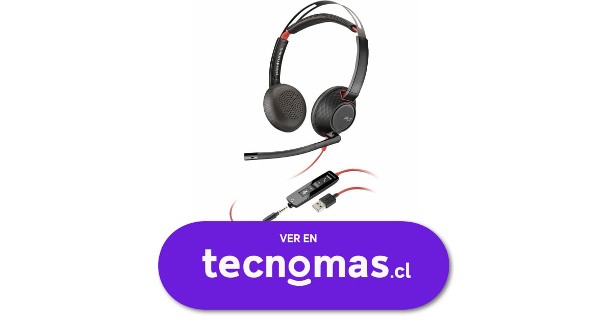 tecnomas.cl | [80R97AA] Poly Blackwire 5220 Stereo USB-A Headset