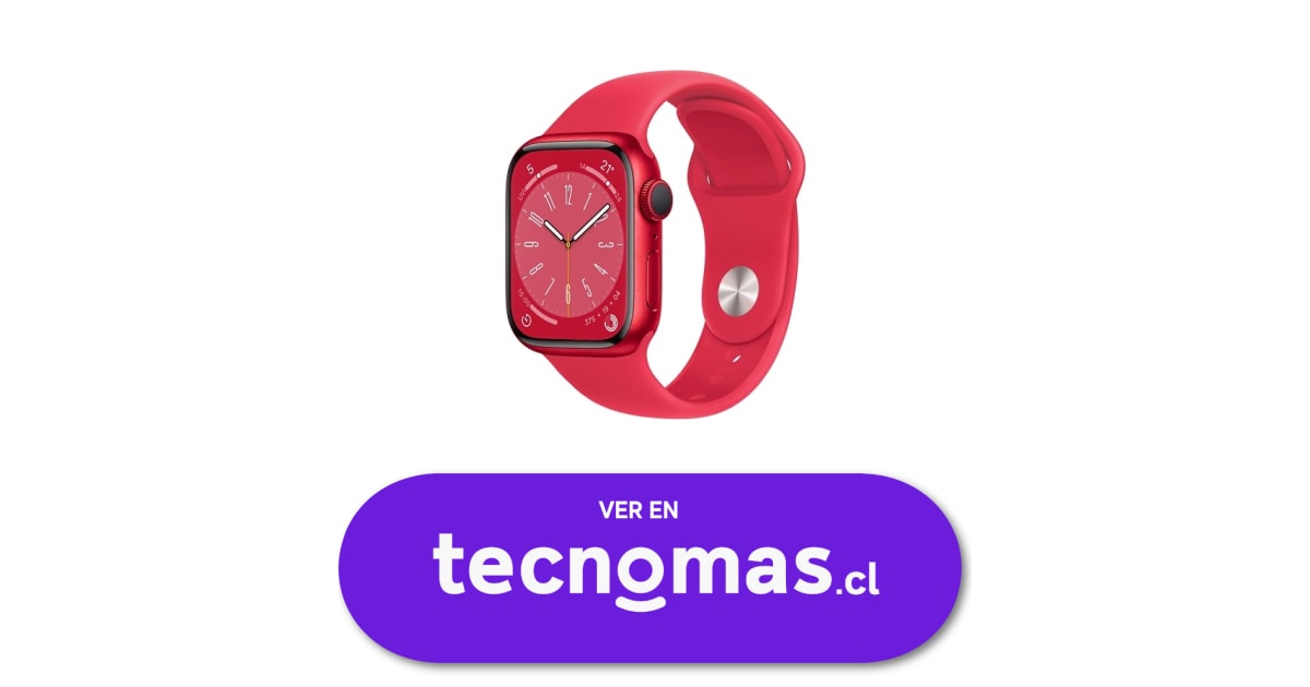 tecnomas.cl | [MNP73LZ/A] Apple Watch Series 8 - Smart watch - Red