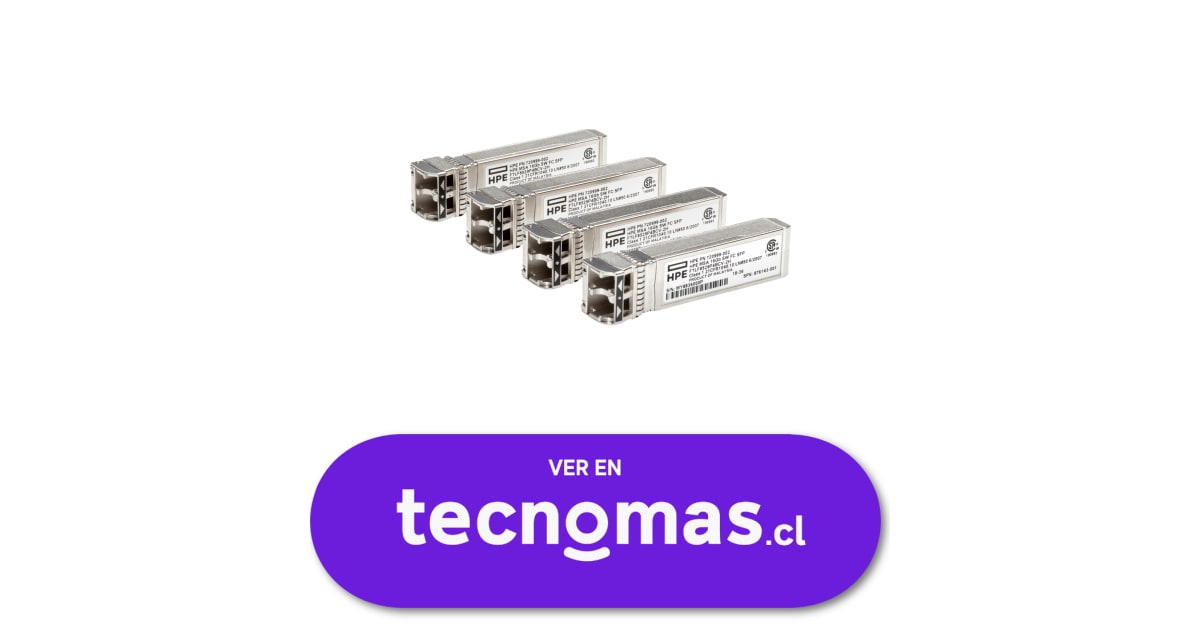 tecnomas.cl | HPE MSA 16Gb SW FC SFP 4pk XCVR (2)