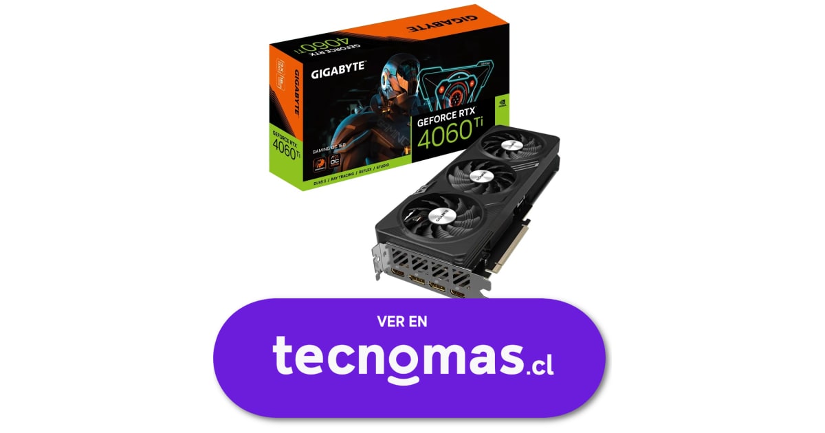 tecnomas.cl | [GV-N406TGAMING OC-16GD] Gigabyte GeForce RTX­­ 4060 Ti