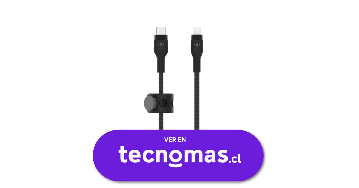 tecnomas.cl | [CAA011bt2MBK] Cable USB-C a Ligthing 2mt Pro Flex