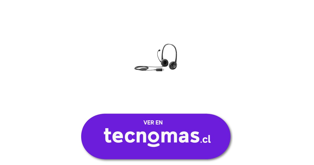 tecnomas.cl | [T1A67AA] HP Stereo USB Headset (Latin America Only)