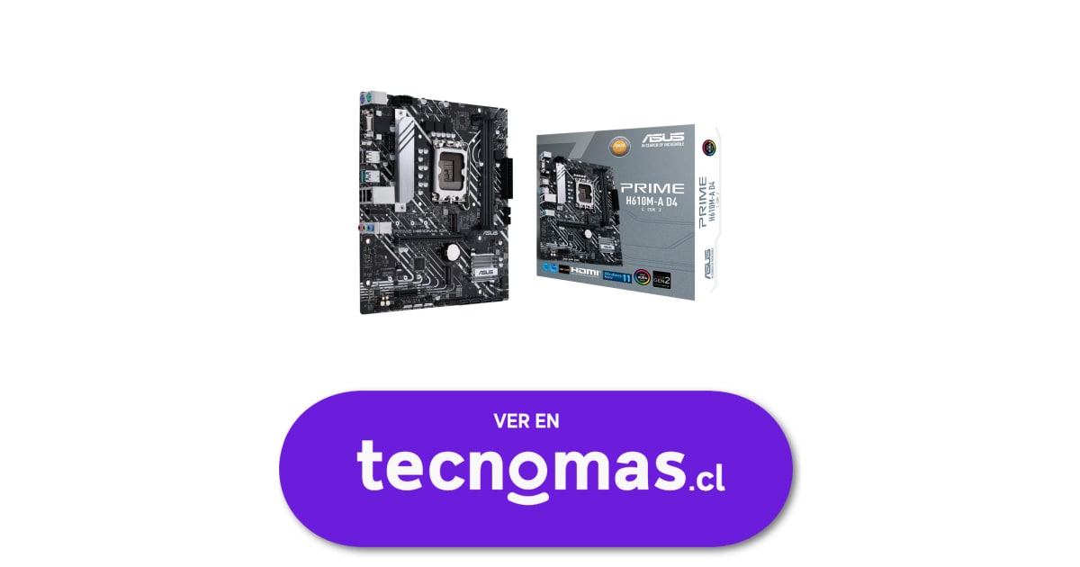 tecnomas.cl | [PRIMEH610M-AD4-CSM] ASUS PRIME H610M-A D4-CSM - Placa