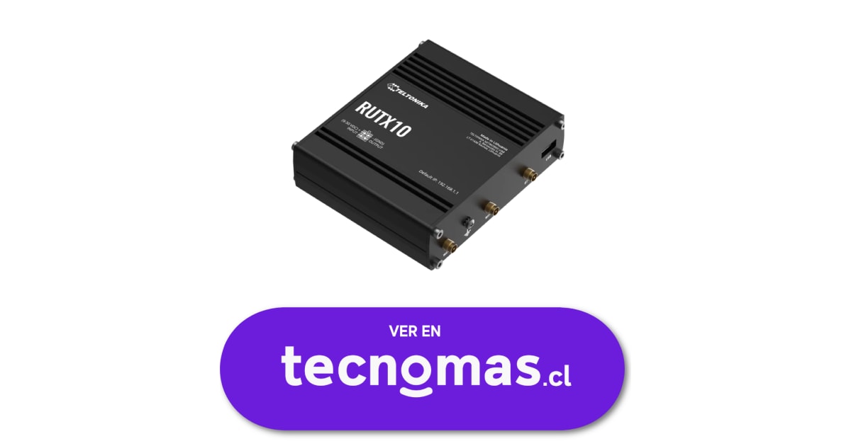 tecnomas.cl | [RUTX10] TELTONIKA Router inalambrico profesional