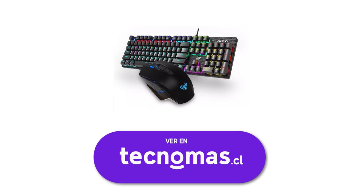 tecnomas.cl | [T640] AULA Mechanical Keyboard and Mouse Combo (T640)