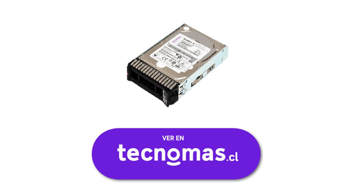 tecnomas.cl | [00WG700] Disco Duro Lenovo GEN3 1.2TB 10K RPM 2.5" SAS