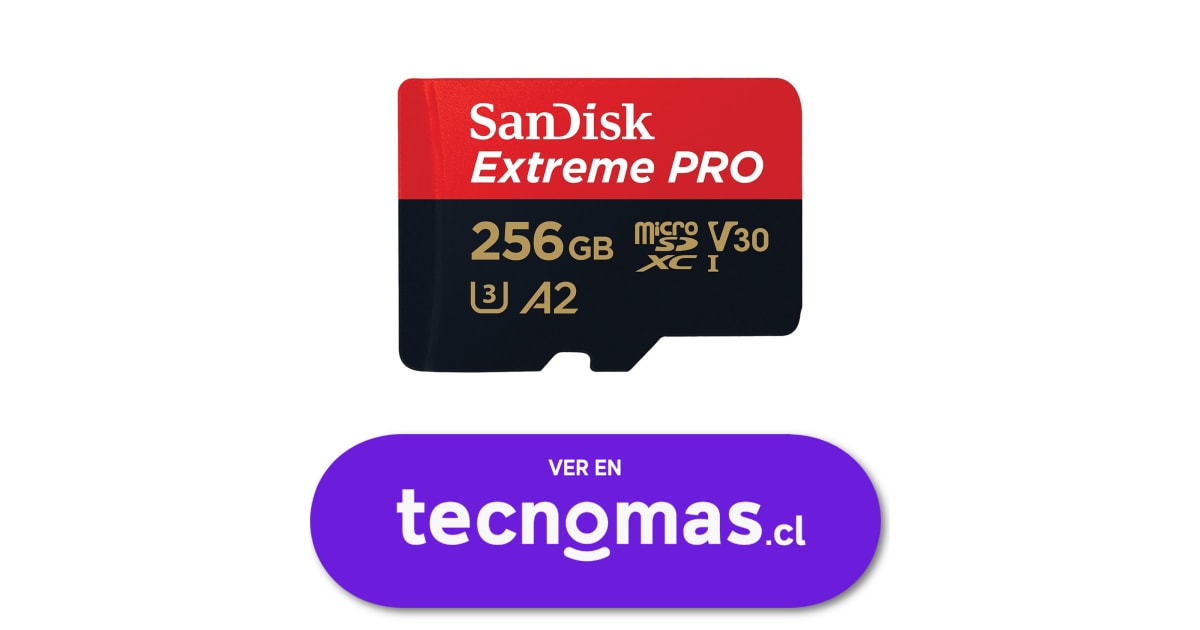 tecnomas.cl | [SDSQXCD-256G-GN6MA] Memoria MicroSDXC 256GB SanDisk