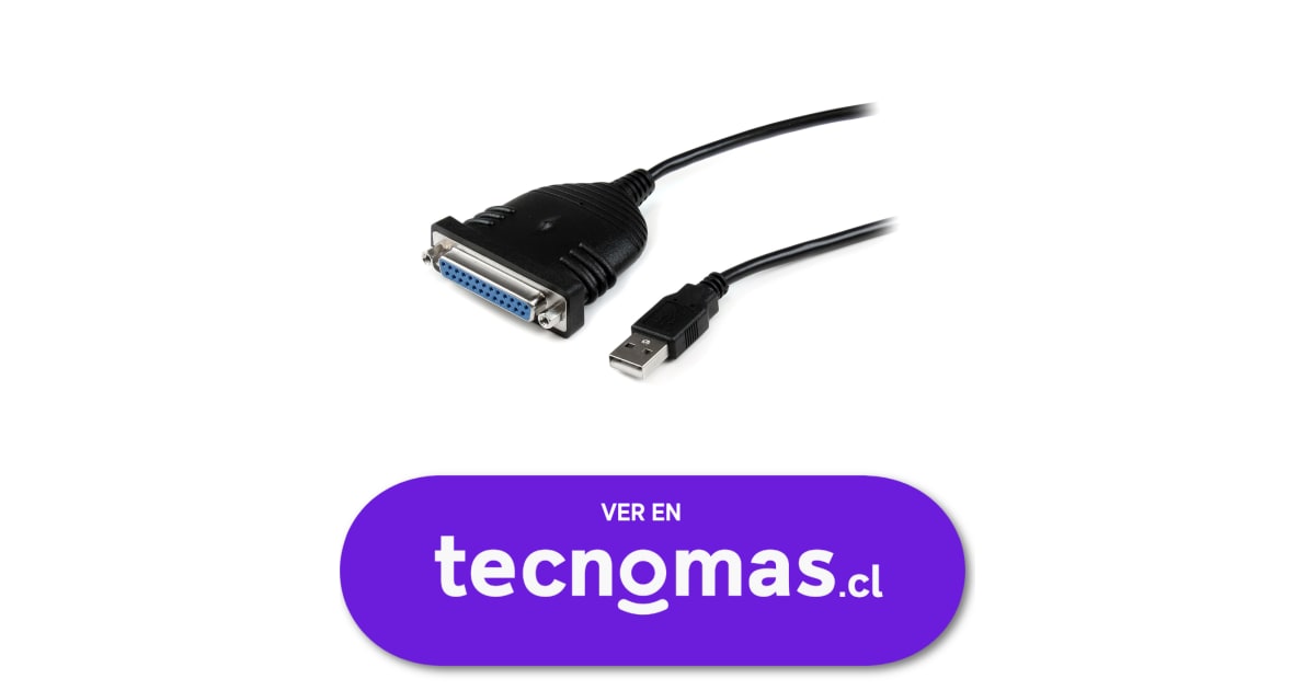 tecnomas.cl | [ICUSB1284D25] Cable Adaptador de Impresora StarTech