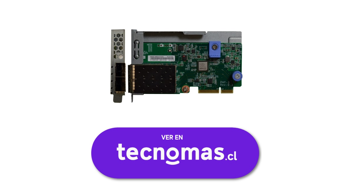 tecnomas.cl | [7ZT7A00546] Lenovo ThinkSystem 10Gb 2-port SFP+ LOM