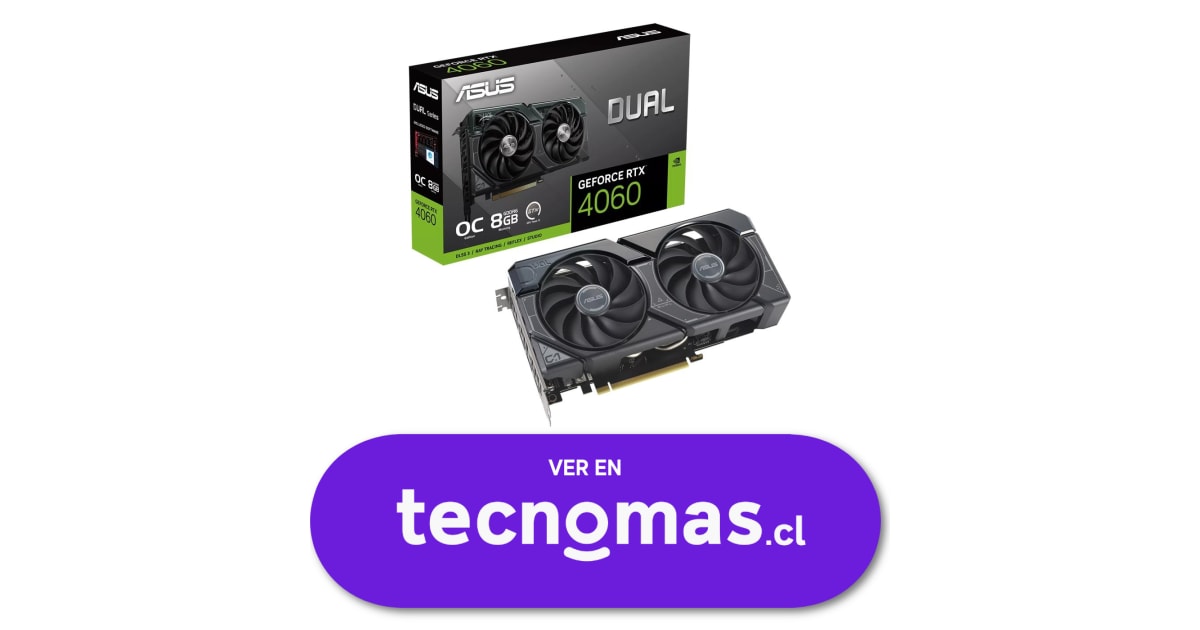 tecnomas.cl | DUPLICADO / REVISAR CODIGO DUAL-RTX4060-O8G