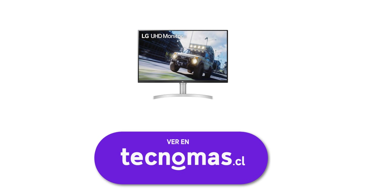 tecnomas.cl | Monitor LG 32UN550-W Ultra HD 4K 31.5" 3840x2160 LED VA