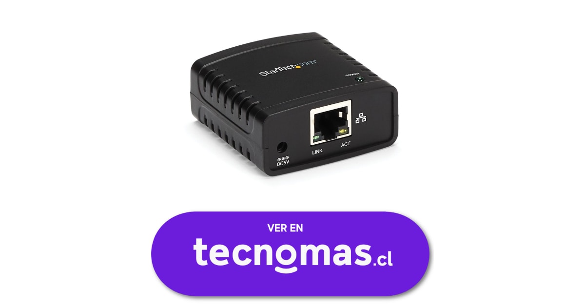 tecnomas.cl | [PM1115U2] Servidor de Impresión en Red Ethernet 10/100