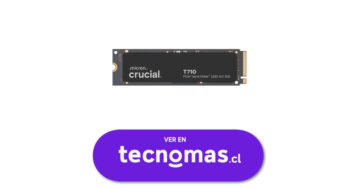 tecnomas.cl | [CT2000T710SSD8] Crucial 2TB T710 SSD