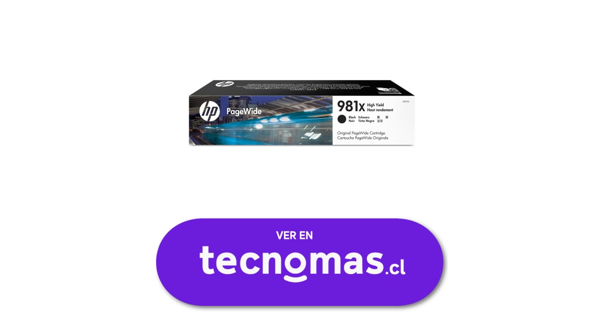 tecnomas.cl | [L0R12A] Cartridge HP 981X Negro Alto rendimeinto Comp.