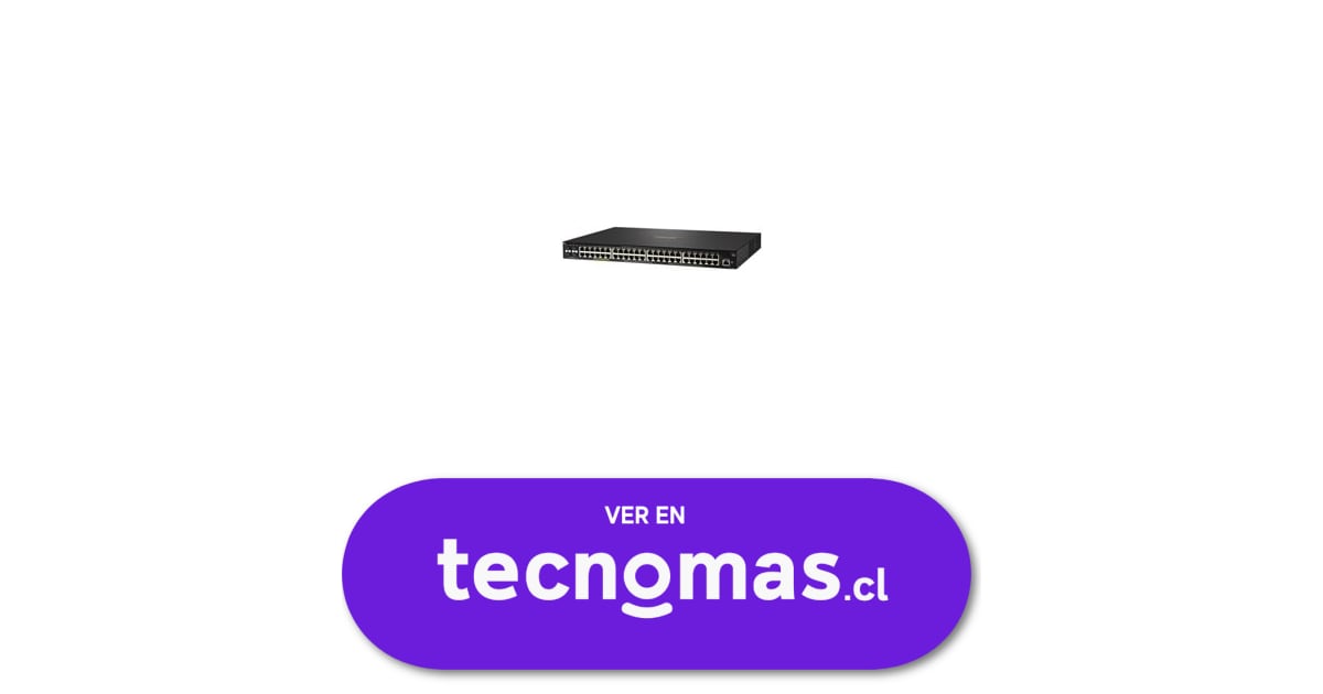 tecnomas.cl | [JL557A] ARUBA 2930F 48G POE+ 4SFP 740W SWITCH