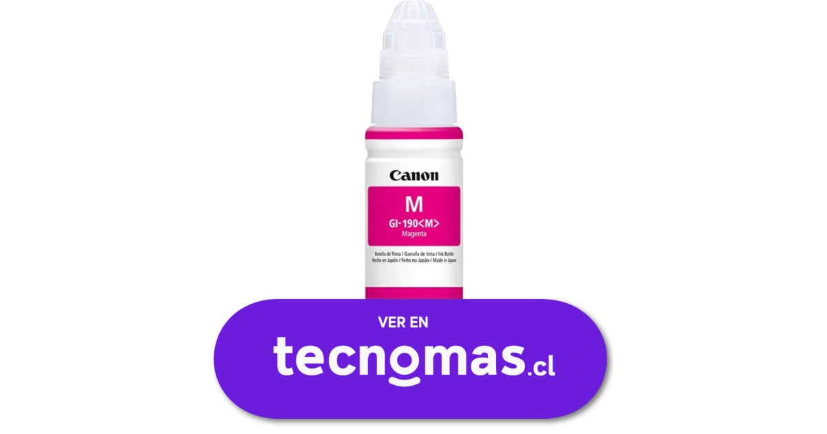 tecnomas.cl | [0669C001] Cartridge CANON GI-190 Magenta para Imp