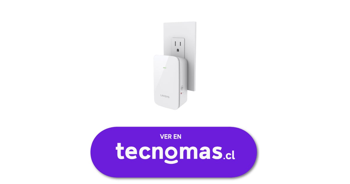 tecnomas.cl | Extensor de alcance Wi-Fi Linksys RE6250 Doble Banda tecnomas.cl | Extensor de alcance Wi-Fi Linksys RE6250 Doble Banda