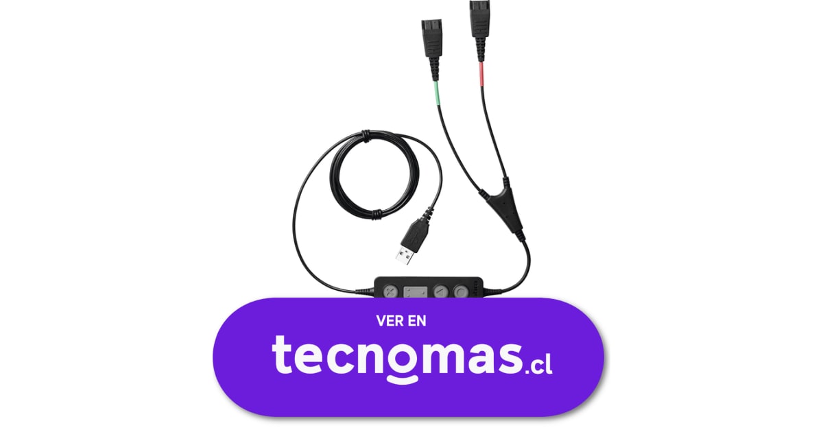 tecnomas.cl | [265-09] Jabra LINK 265 - Adaptador para auriculares