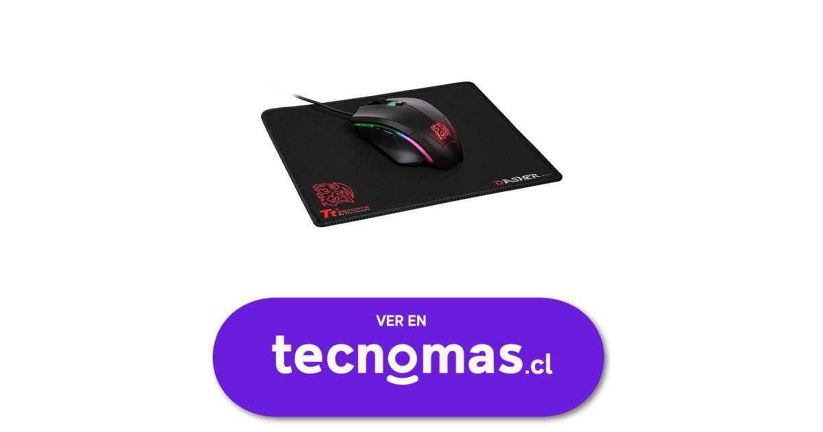 tecnomas.cl | [MO-TER-WDOTBK-01] Kit Mouse+Mouse Pad Gamer Alambrico