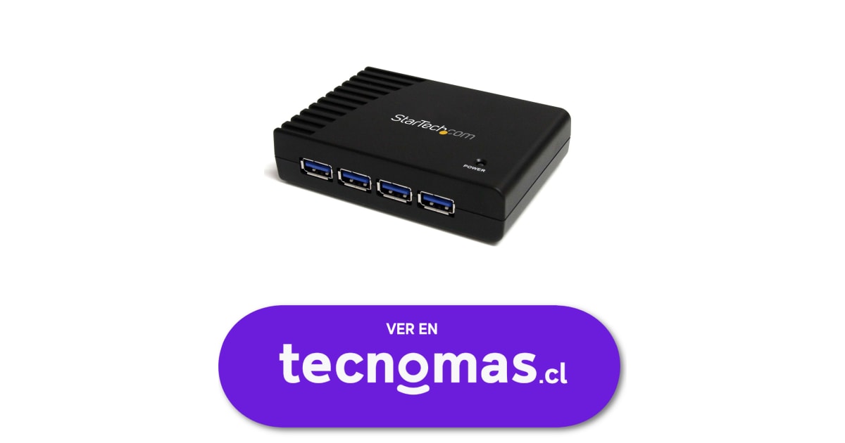 tecnomas.cl | [ST4300USB3] HUB USB-A 3.2 a Puertos 4*USB-A 3.0 5Gbps