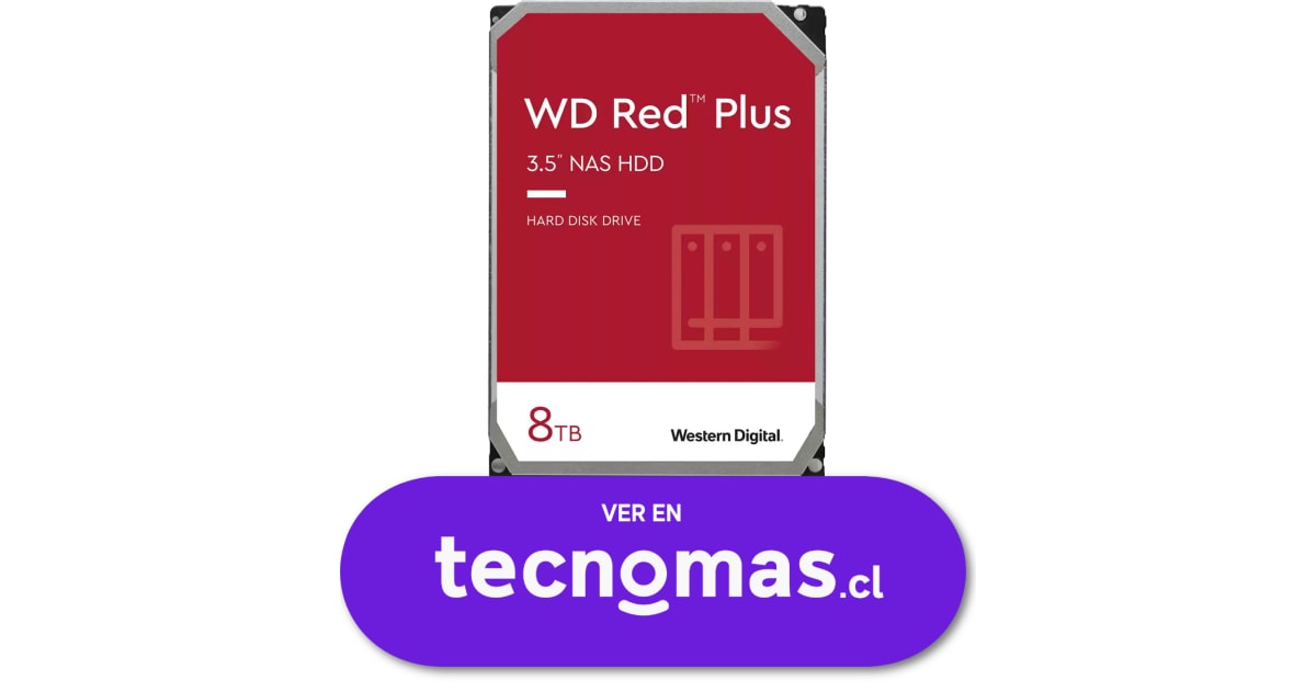 tecnomas.cl | [WD80EFBX] Disco Duro Western Digital Red Plus 8TB 3.5"