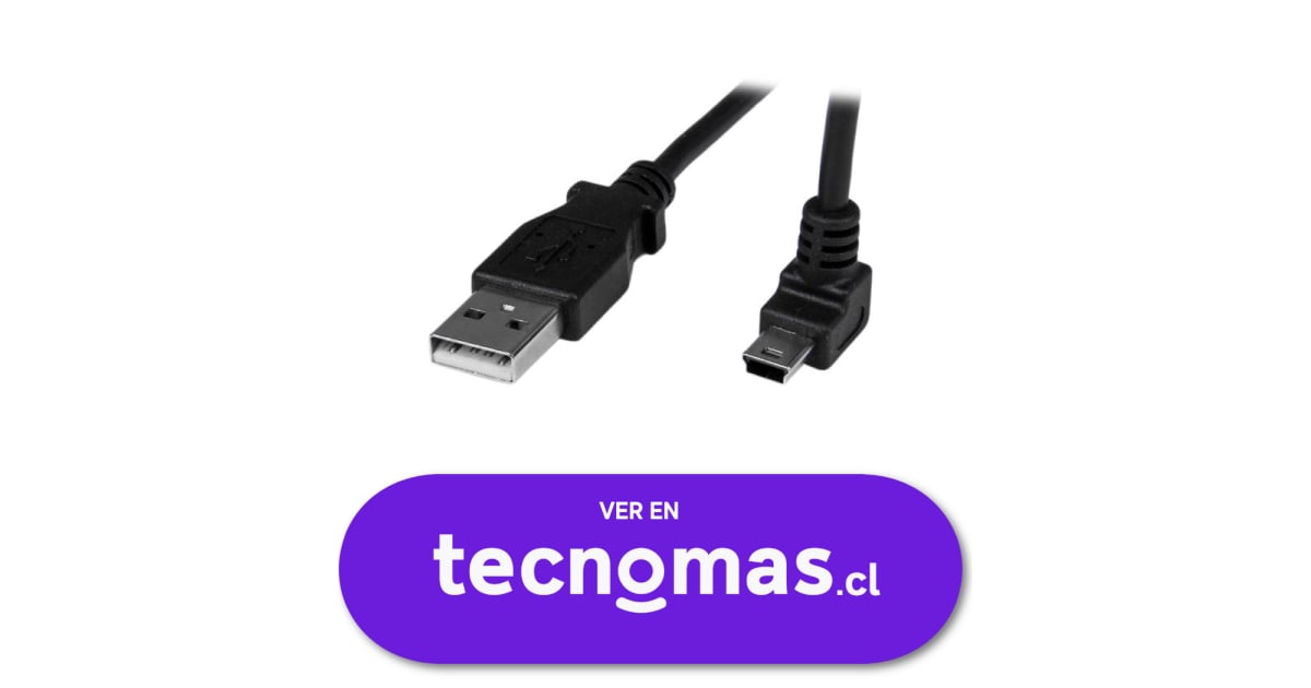 tecnomas.cl | Cable Adaptador Startech USB-A Macho a Mini USB Macho tecnomas.cl | Cable Adaptador Startech USB-A Macho a Mini USB Macho