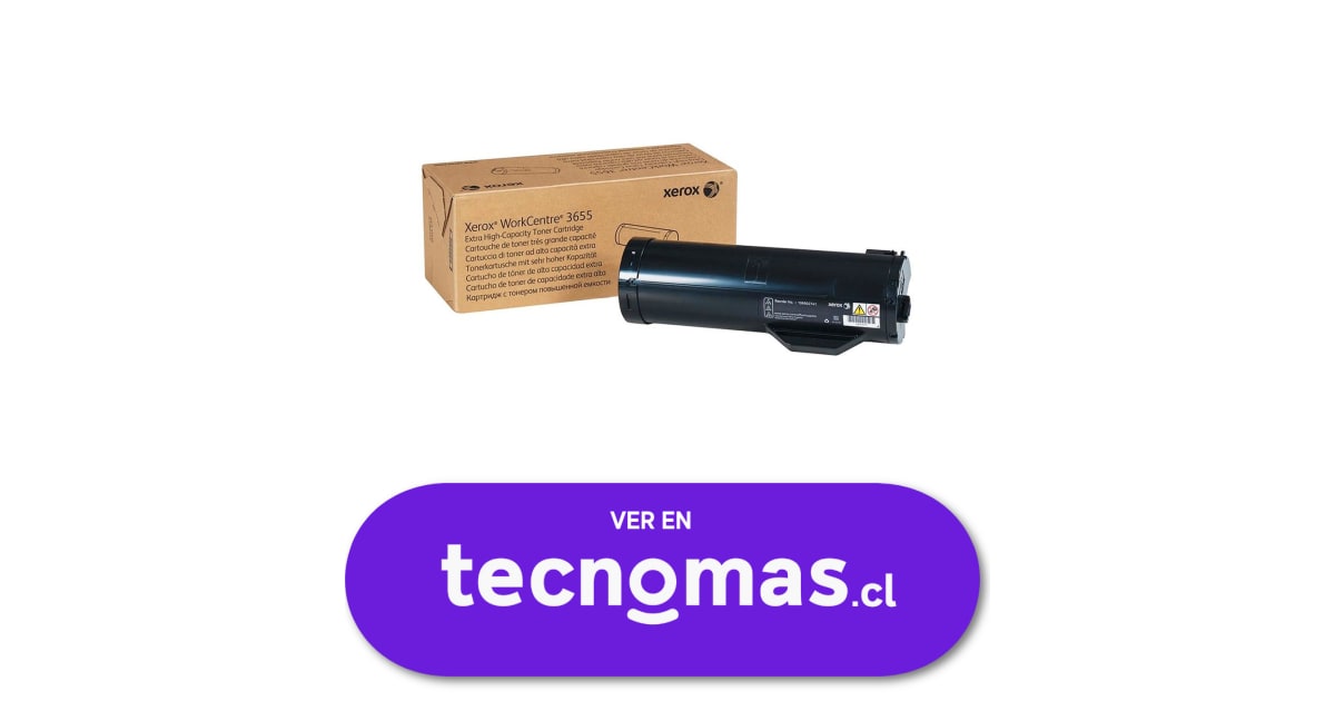 tecnomas.cl | Toner Xerox Negro 106R02741 Para WC 3655