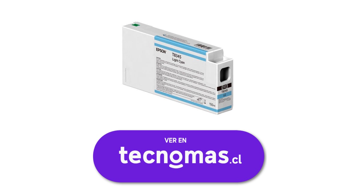 tecnomas.cl | [T824500] Cartridge Epson UltraChrome HD Cyan Claro Comp
